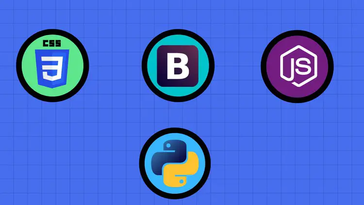 Css Bootstrap And Javascript And Python Stack Course Free Course Course Joiner