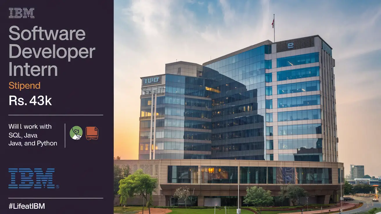 IBM invites Software Developer Intern, India [Stipend Upto Rs. 43k; SQL ... IBM invites Software Developer Intern, India [Stipend Upto Rs. 43k; SQL ...