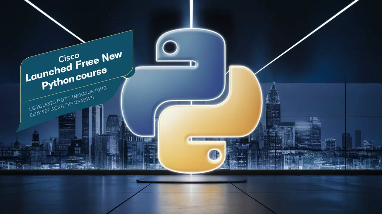 Cisco Launched Free New Python Course With Certificate For Programming