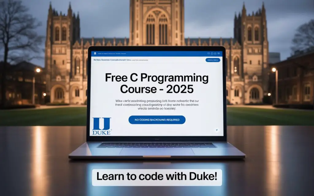 Duke University Free C Programming Course No Coding Background In 2025