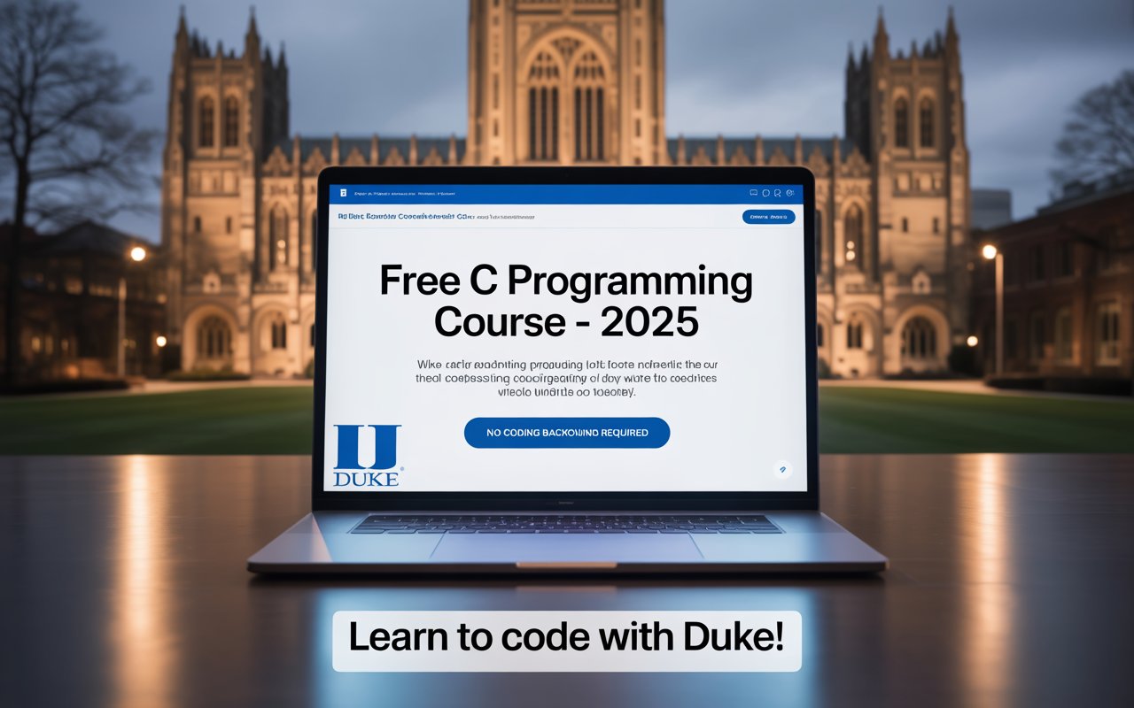 Duke University Free C Programming Course No Coding Background In 2025