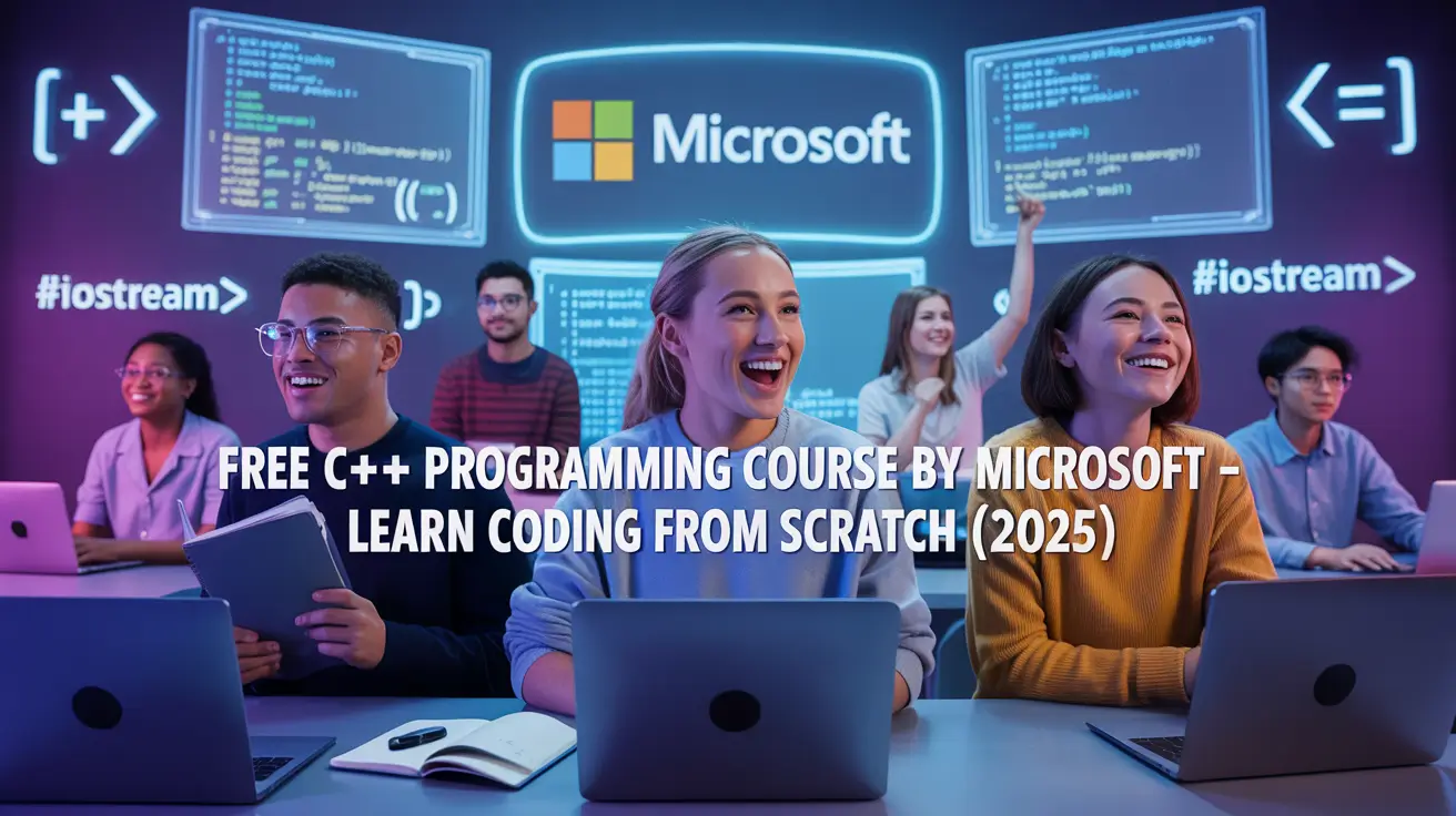 FREE C++ Programming Course by Microsoft: Learn Coding from Scratch in 2025