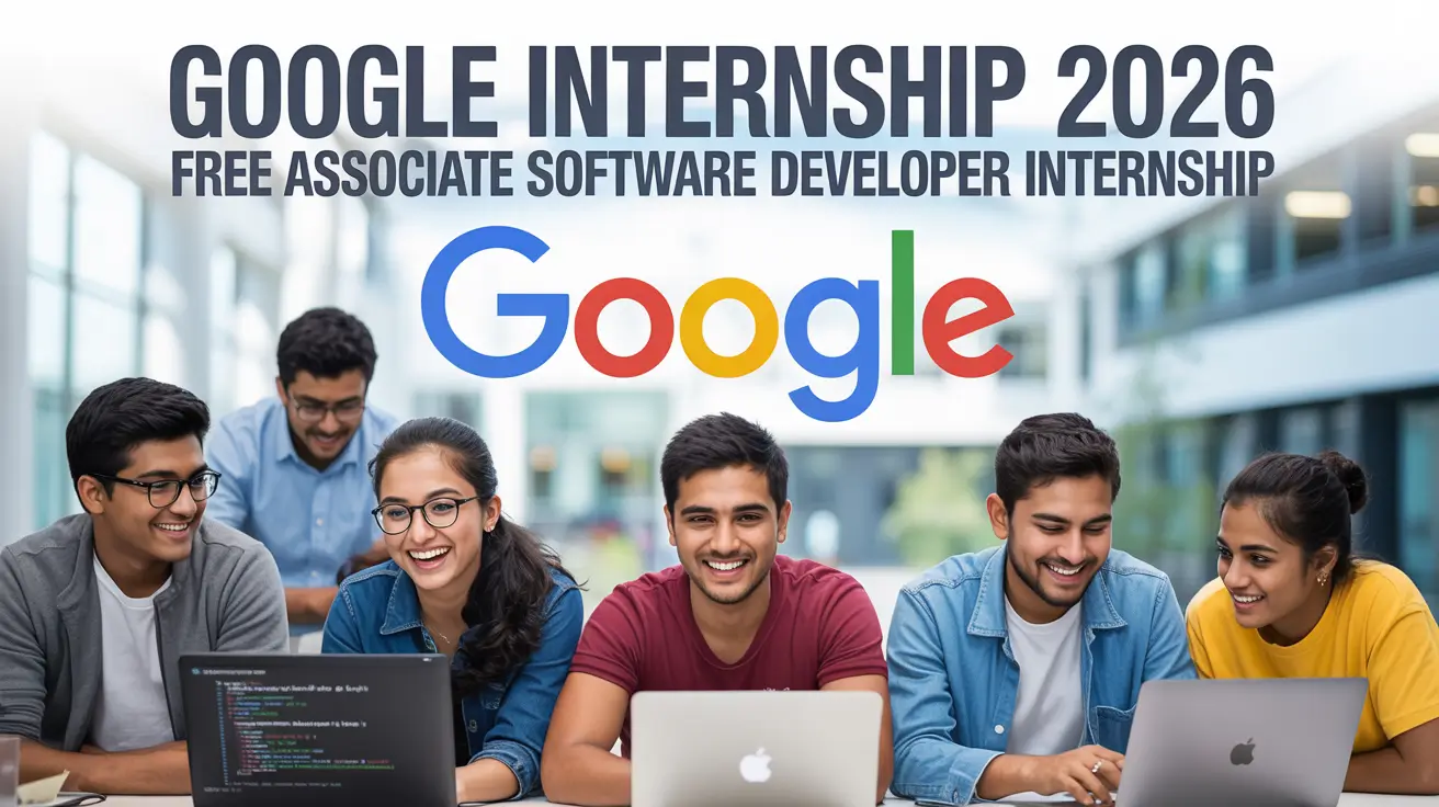 Google Internship 2026: Free Associate Software Developer Internship for College Students ...