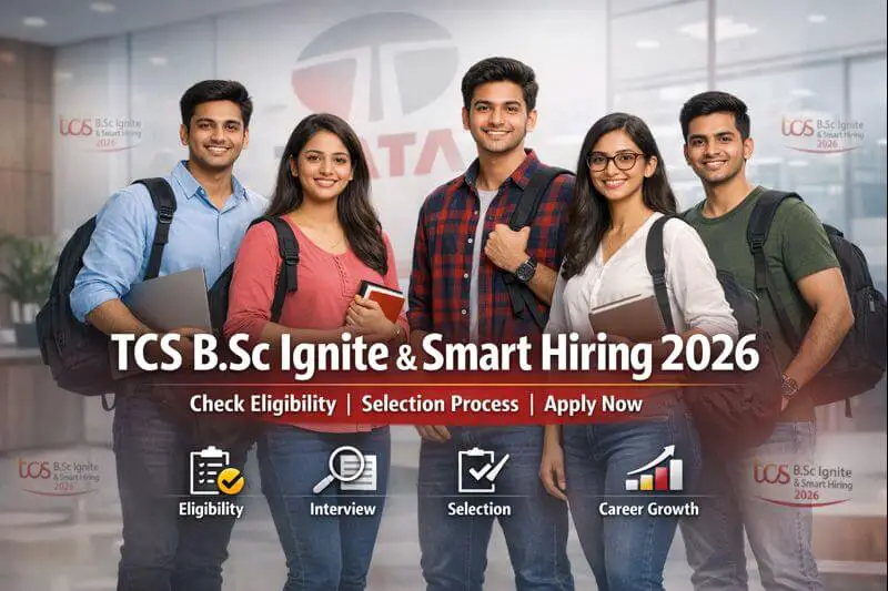 TCS B.Sc Ignite & Smart Hiring 2026: Check Eligibility, Selection ...