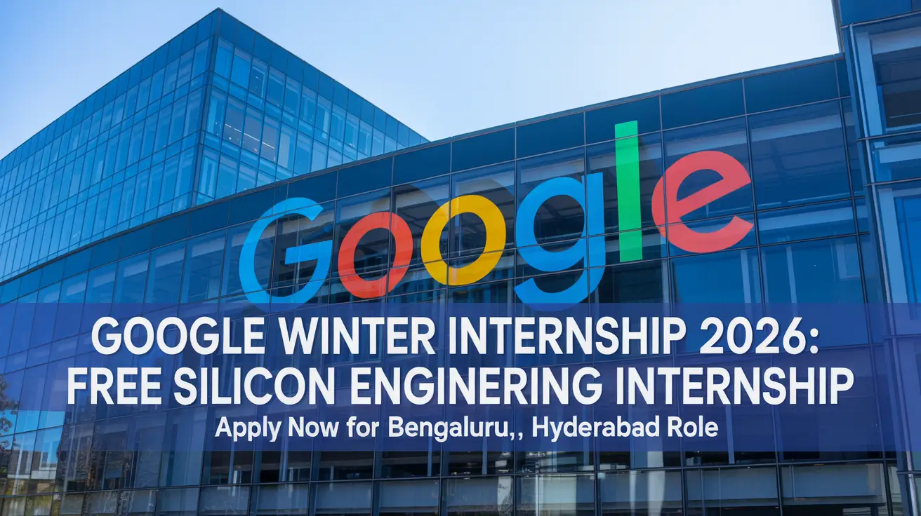Google Winter Internship 2026: Free Silicon Engineering Internship – Apply Now