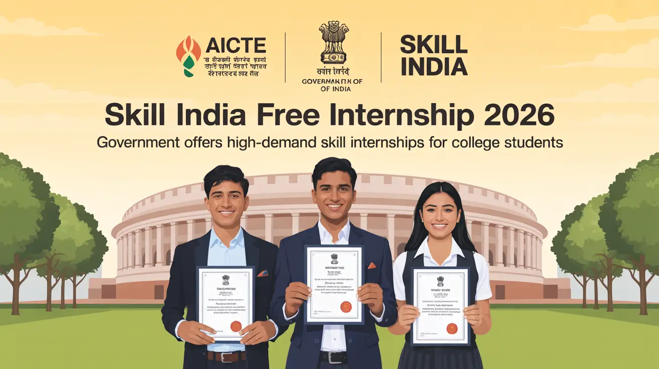 Skill India Free Internships 2026: Government Offers High-Demand Skill Internships