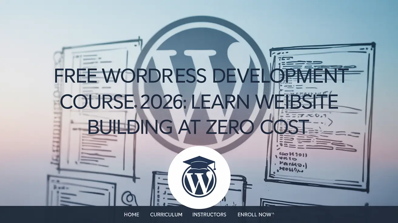 Free WordPress Development Course 2026: Learn Website Building at Zero Cost
