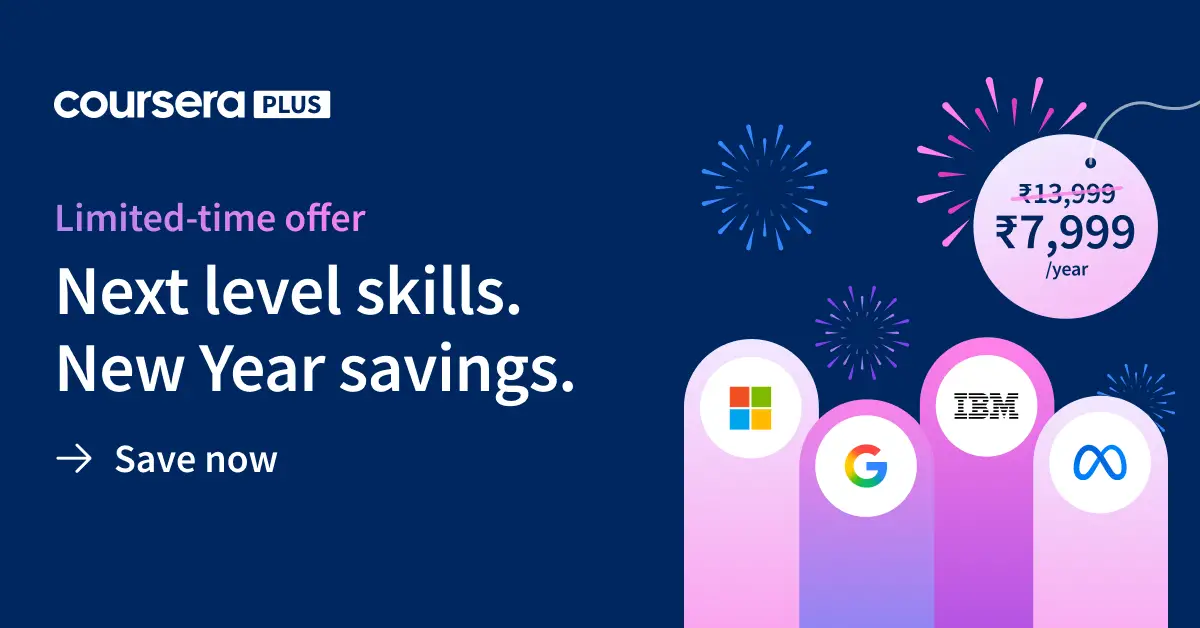 Coursera Plus New Year Offer 2026: Save 50% and Master 10,000+ Courses ...