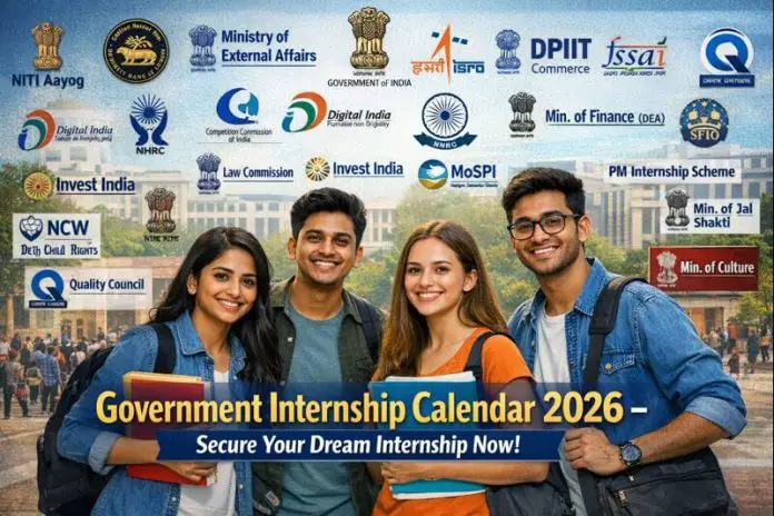 Government Internship Calendar 2026 – Secure Your Dream Internship Now!