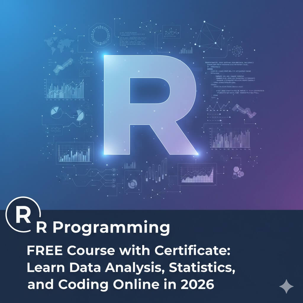 R Programming FREE Course with Certificate: Learn Data Analysis, Statistics, and Coding Online ...